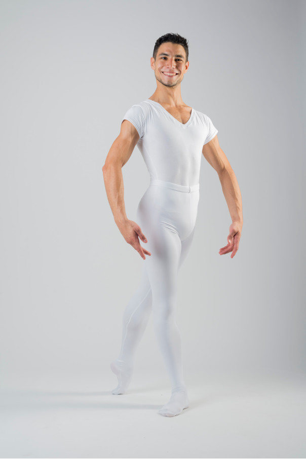 Collant danse homme Wear Moi Orion blanc - Mademoiselle Danse