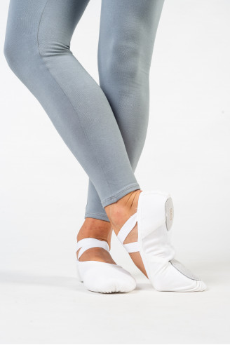 Dance shoes men Merlet Solo white - Mademoiselle Danse